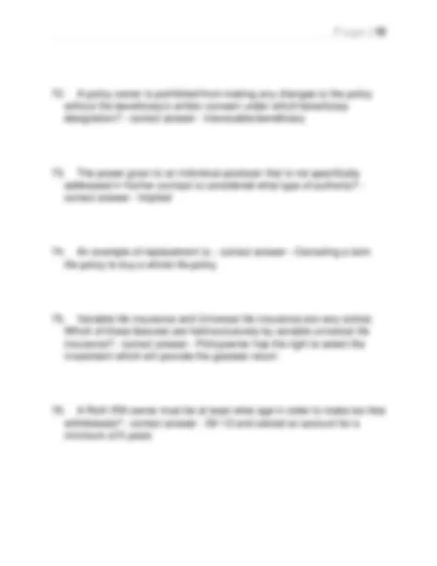 Arkansas Life Insurance Exam 2025: Questions and Verified Solutions ...