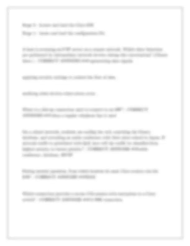 Ccna 1 Final Exam Questions And Answers Exams Computer Science Docsity