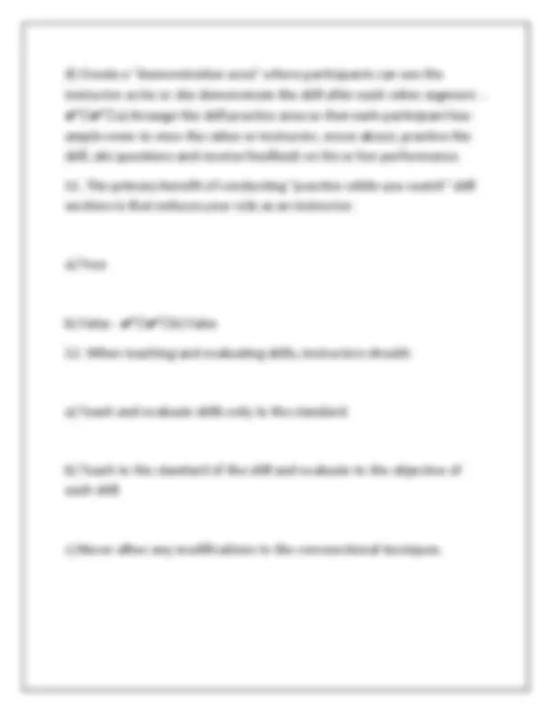 Red Cross CPR/AED/First Aid Certification Test Sample Questions | Exams ...