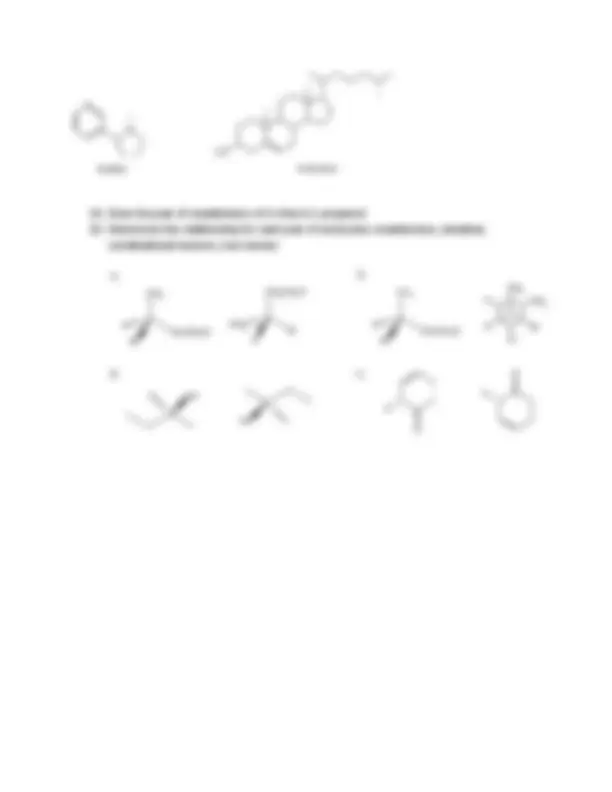 Organic chemistry worksheet 1 | Study notes Organic Chemistry | Docsity