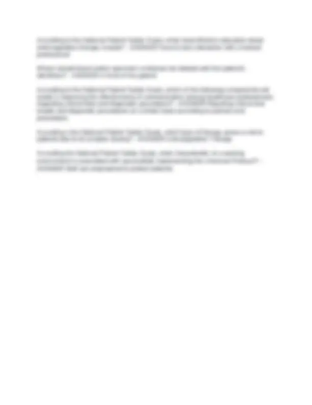 Patient Safety: Core Mandatory Part II - Relias CORRECT Questions ...