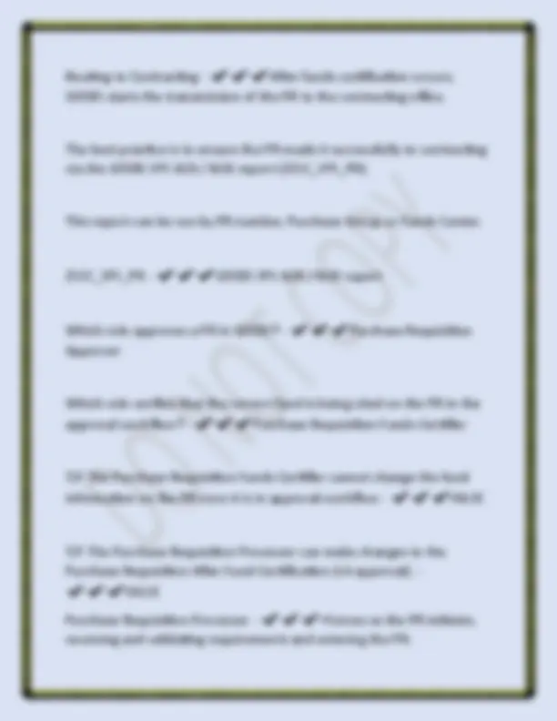 GFEBS Spending Chain Purchase Requisitions: A Guide to Processes and ...
