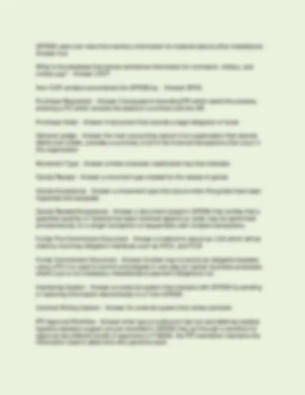 GFEBS L250E Acquisition Process Overview Practice Exam Questions with ...