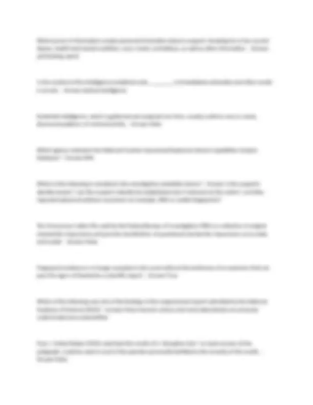 CJE 4611: Exam 2 - Criminal Justice Multiple Choice Questions and ...