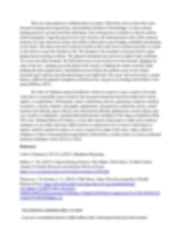 Child Abuse and Maltreatment: A Comprehensive Guide for Nurses | Assignments Nursing | Docsity