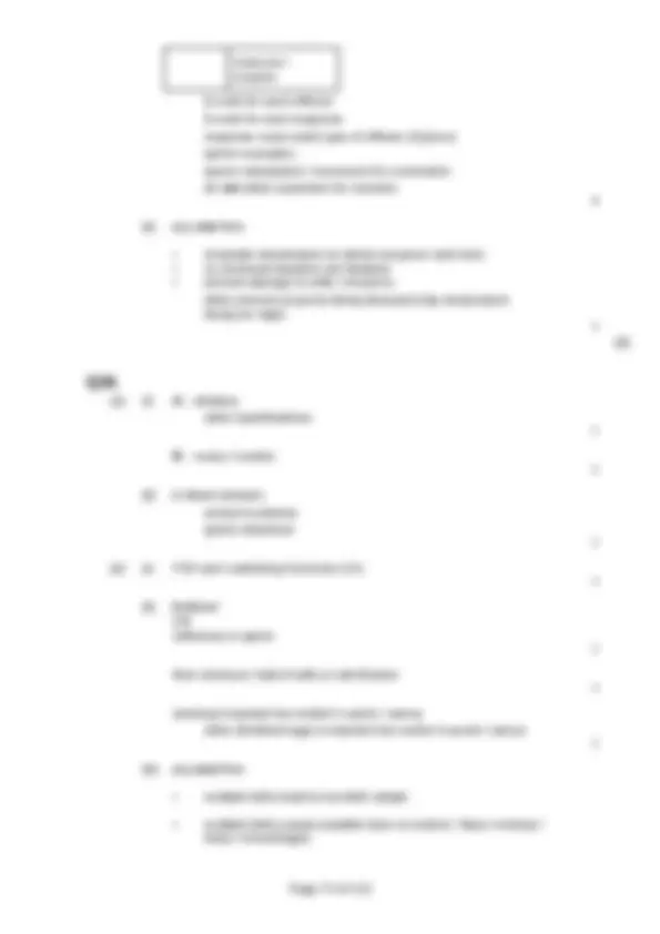 all homeostasis questions from all past papers | Exams Biology | Docsity