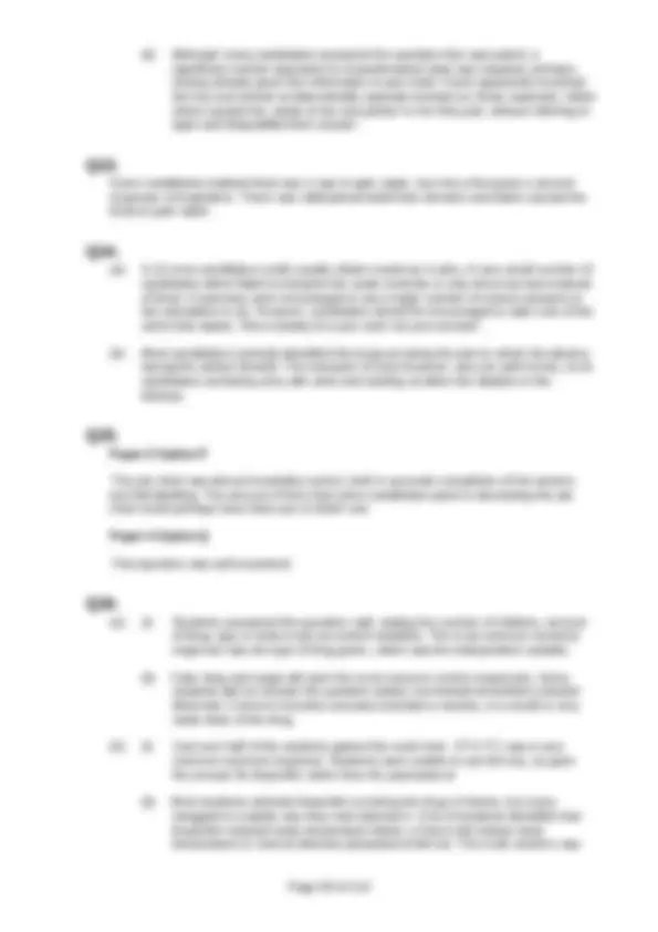 all homeostasis questions from all past papers | Exams Biology | Docsity