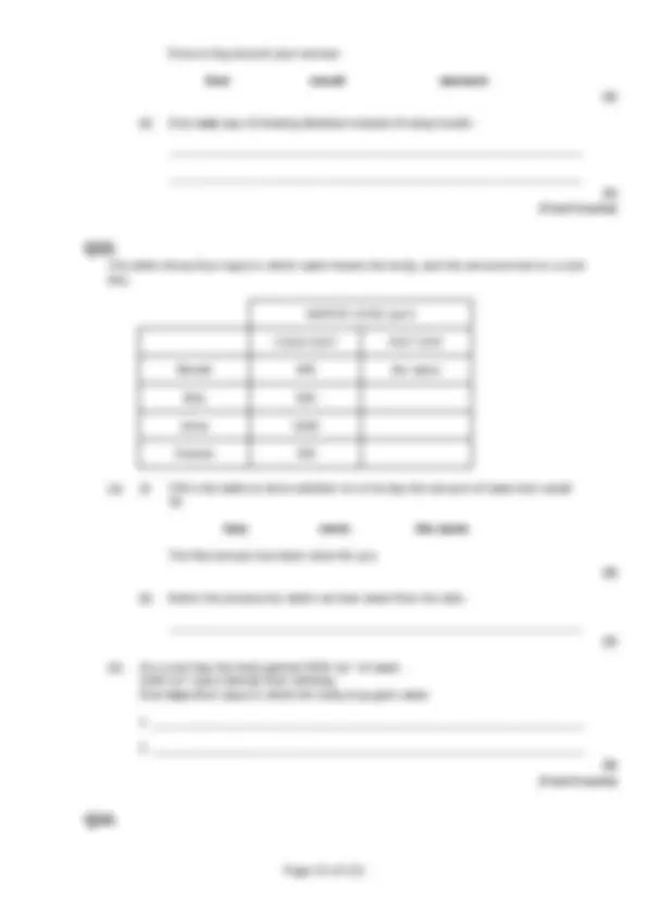 all homeostasis questions from all past papers | Exams Biology | Docsity
