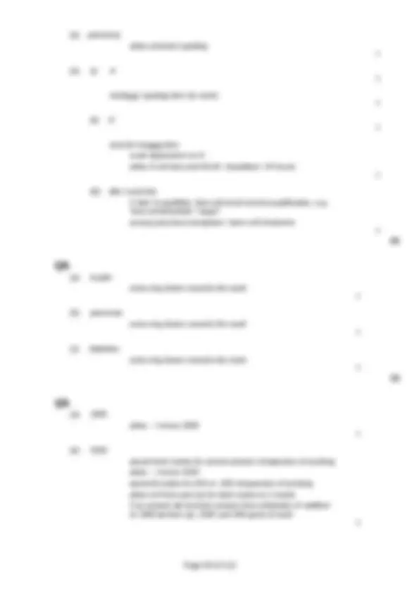 all homeostasis questions from all past papers | Exams Biology | Docsity