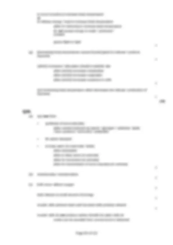 all homeostasis questions from all past papers | Exams Biology | Docsity