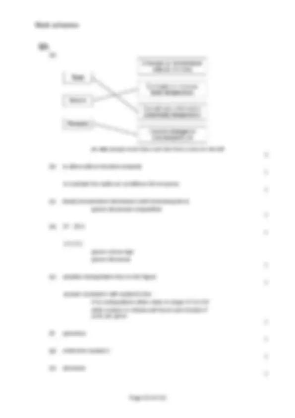 all homeostasis questions from all past papers | Exams Biology | Docsity