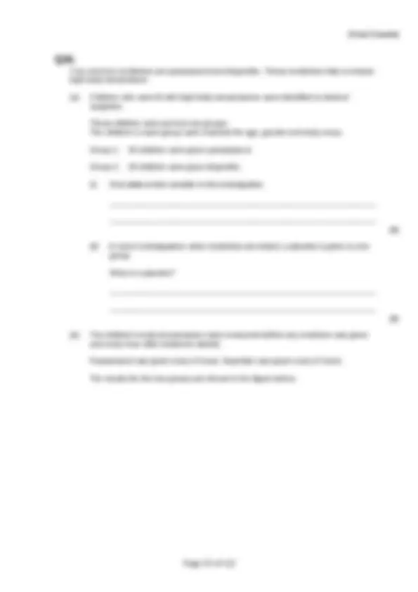 all homeostasis questions from all past papers | Exams Biology | Docsity