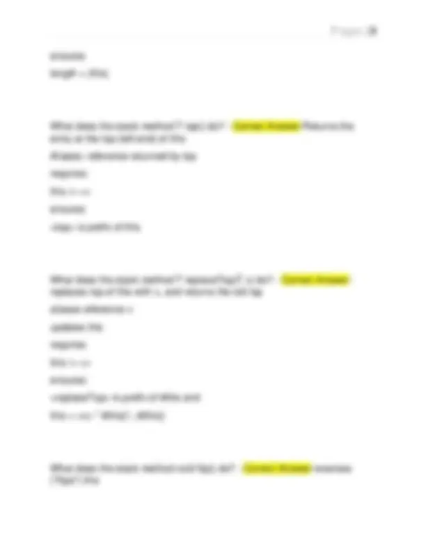 CSE 2221 Final Exam 2025: Stack, Map, and GUI Concepts with Verified ...
