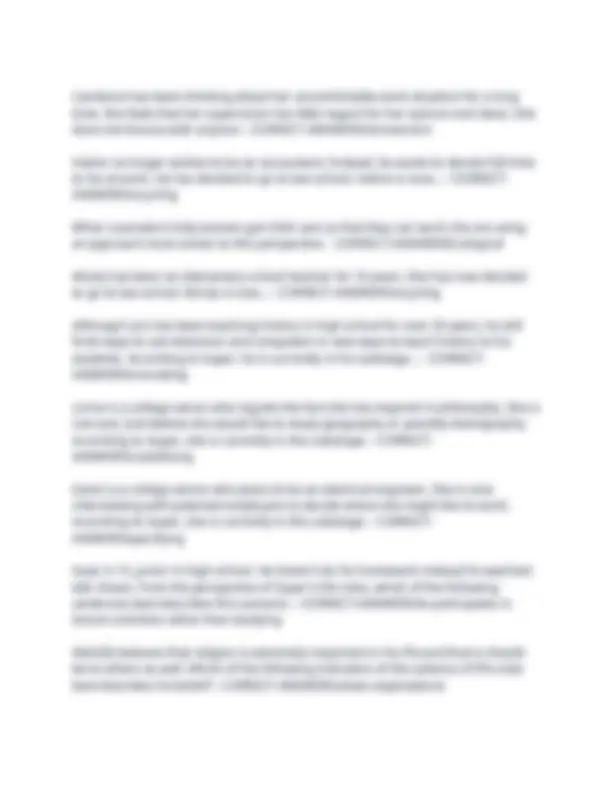 PSY 6635 Midterm Exam Part 1: Developmental Change, Career Counseling, and Theories | Exams ...