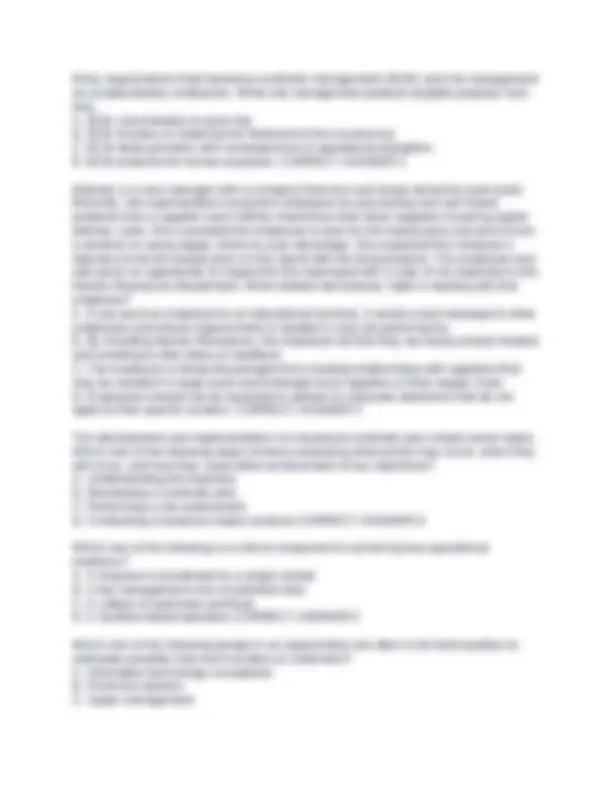 Risk Management Exam Practice Questions with Correct Answers | Exams ...