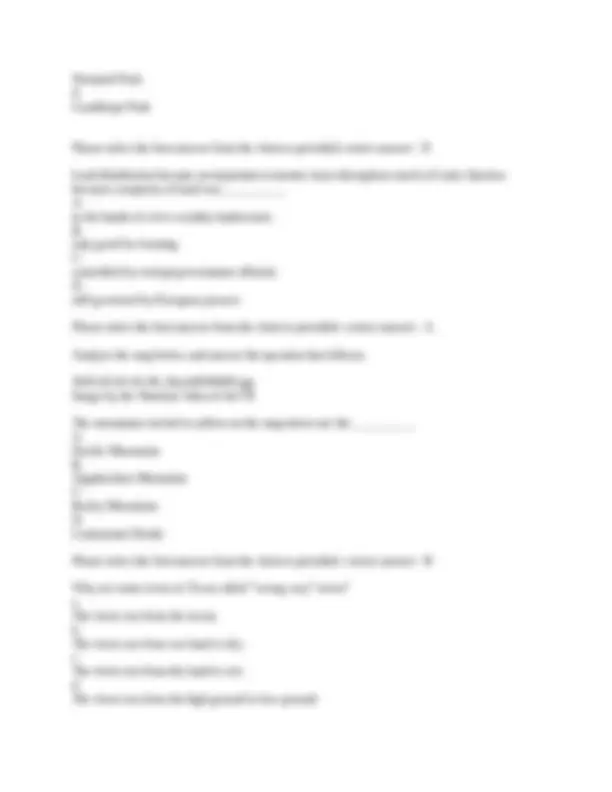 World Geography Semester 2 Unit 6 Test | Exams Geography | Docsity