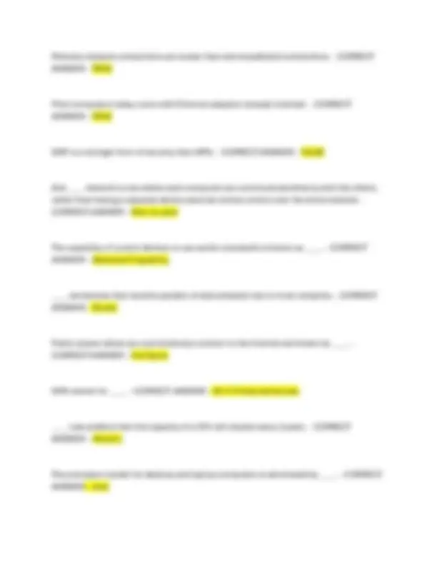 CIS 101 Final Exam: Comprehensive Review of Key Concepts and Applications | Exams Business ...