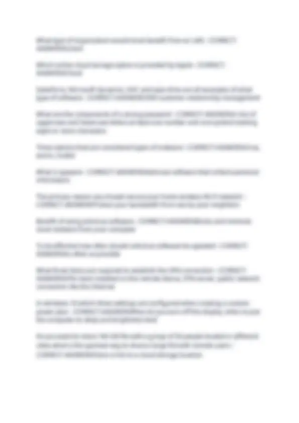 IC3 Computing Fundamentals Exam Questions and Answers | Exams Advanced ...