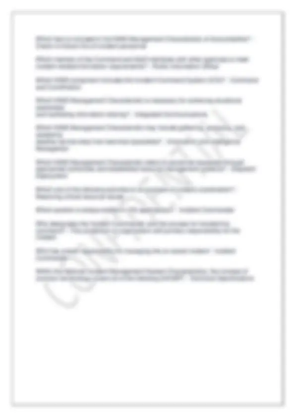 FEMA IS- 100c Final Exam (New 2025/ 2026 Update) Introduction to the ...