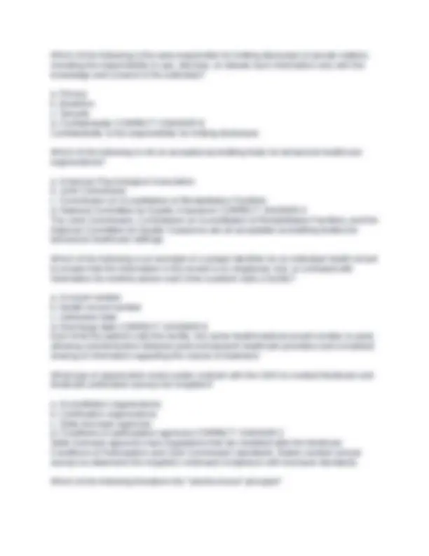 ICD-10-CM Coding Practice Exam 2: Questions and Answers | Exams Advanced Education | Docsity