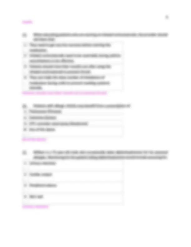 615-Pharm Exam 4 “We Got No More” Questions and answers 2025-2026. A+ ...