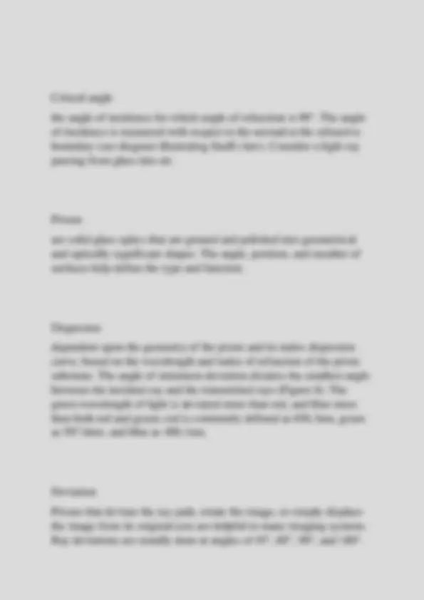 OPTICS SCIENCE OLYMPIAD EXAM (ACTUAL 2025/2026) QUESTIONS AND VERIFIED ...