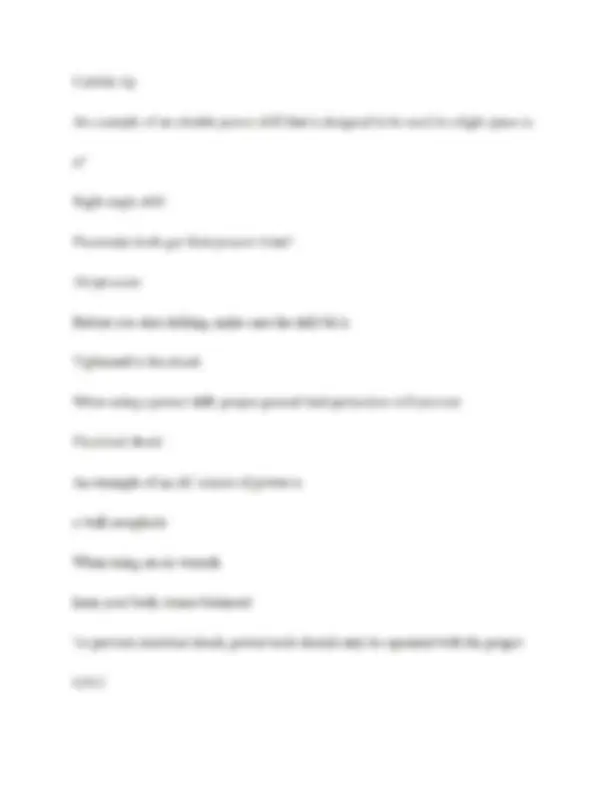 NCCER Module 4 Intro to power tools Exam Questions and Answers 100% ...