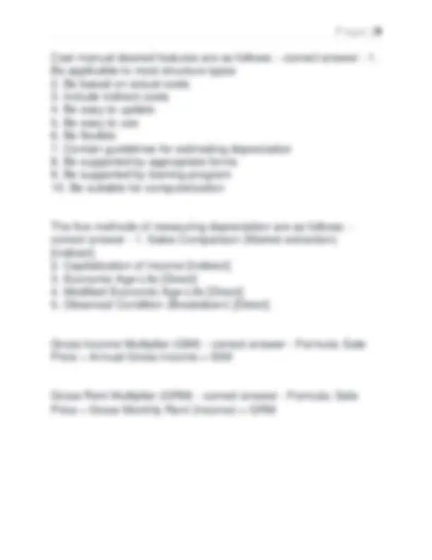 IAAO 101 Exam 2025: Real Estate Appraisal Questions and Answers | Exams ...