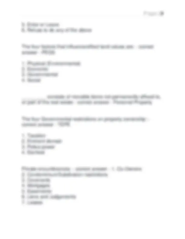 IAAO 101 Exam 2025: Real Estate Appraisal Questions and Answers | Exams ...