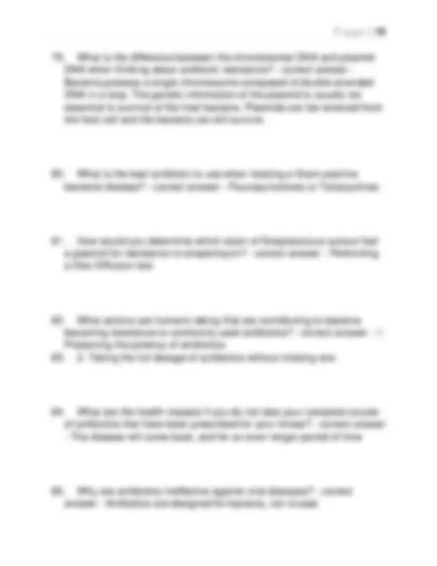 PLTW Medical Interventions Final Exam Study Guide: Verified Questions ...