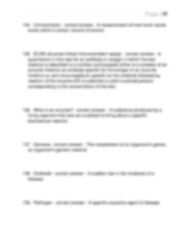PLTW Medical Interventions Final Exam Study Guide: Verified Questions ...