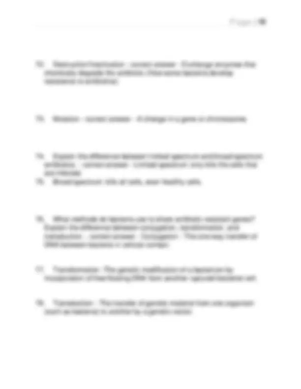 PLTW Medical Interventions Final Exam Study Guide: Verified Questions ...