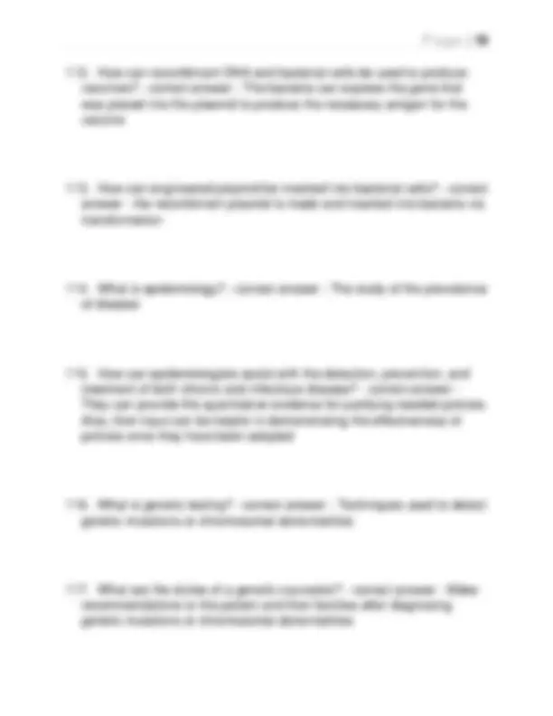 PLTW Medical Interventions Final Exam Study Guide: Verified Questions ...