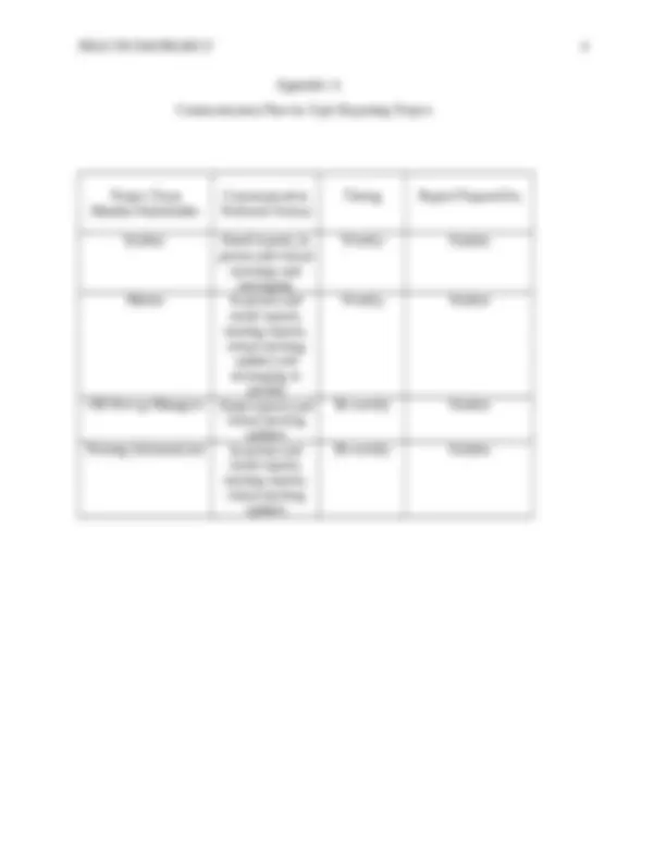 Communication Plan for Epic Reporting Project: A Practical Guide ...