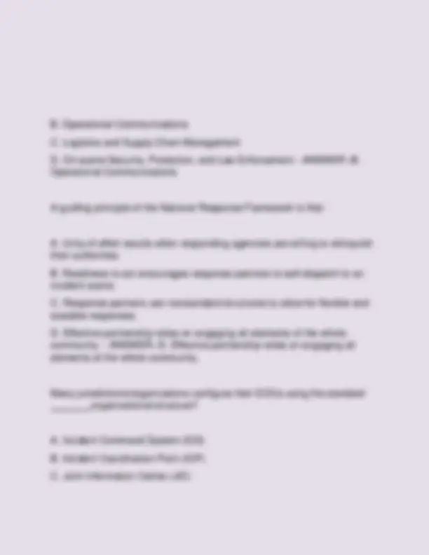 FEMA IS- 800.d Final Exam (New 2024/ 2025 Update) National Response ...