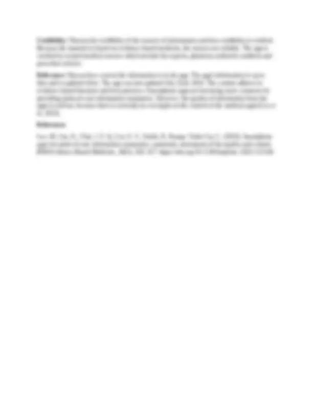 NR 583NP Week 3 Discussion; mHealth | Assignments Nursing | Docsity