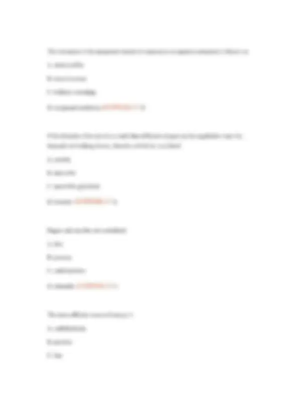 Mock BOC with Questions and Answers | Exams Kinesiology | Docsity