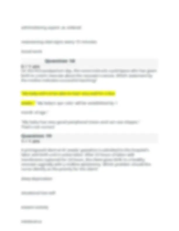 Postpartum Exam Questions and Answers: A Comprehensive Guide for ...