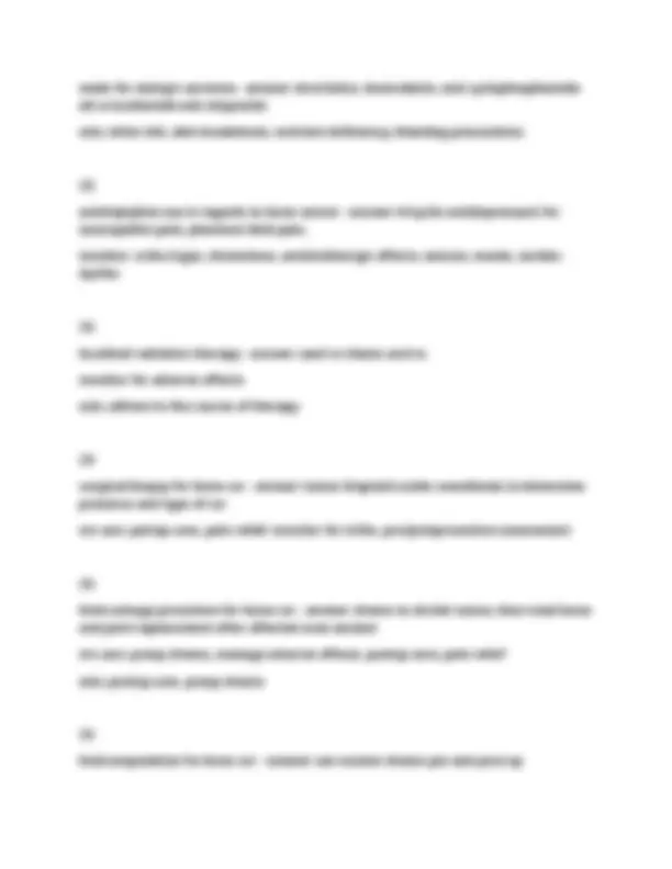 Cancer Quiz Questions and Answers: A Comprehensive Guide for Students ...