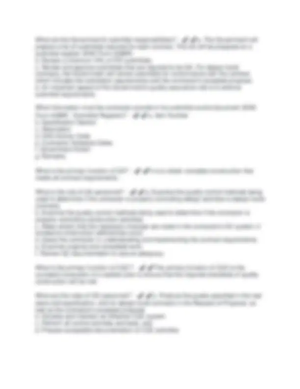Construction Quality Management (CQM): Questions and Answers | Exams ...