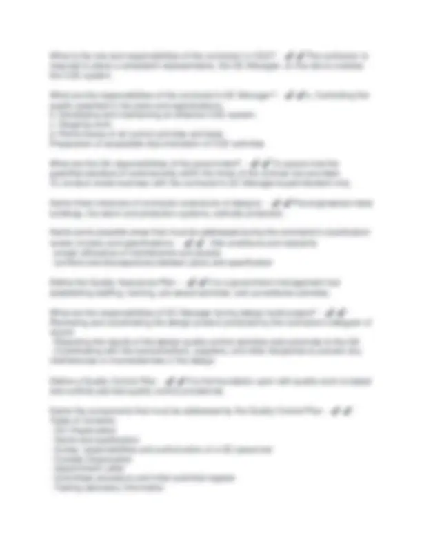 Construction Quality Management (CQM): Questions and Answers | Exams ...