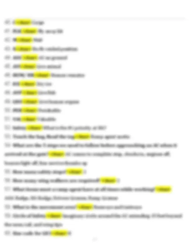 Ramp Agent Training: Final Exam Questions and Answers | Exams ...