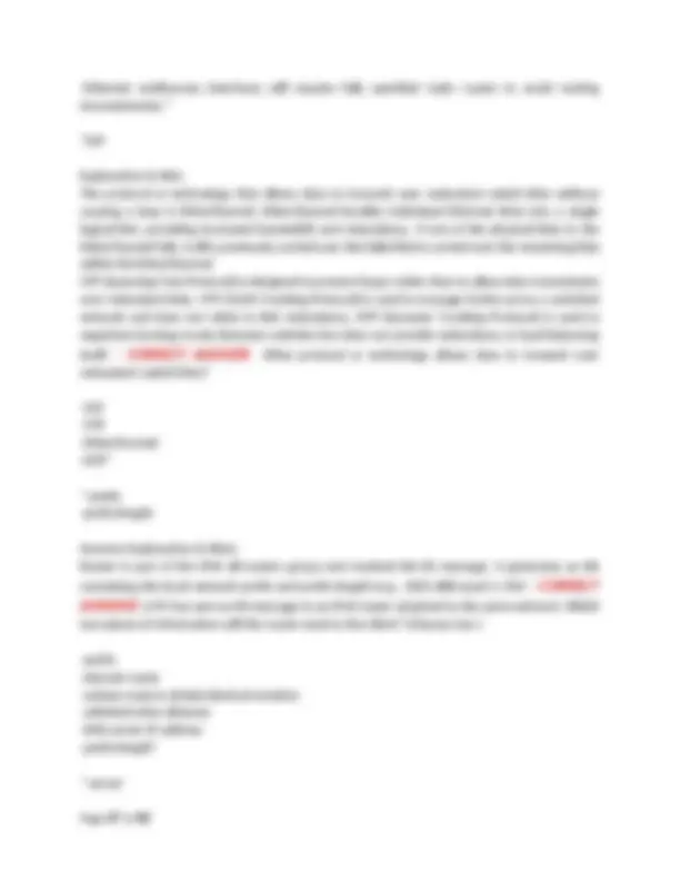 Cisco Netacad Srwe Final Exam Questions and Answers | Exams Information Technology | Docsity