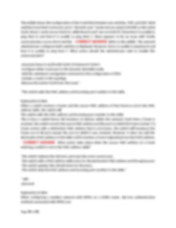 Cisco Netacad Srwe Final Exam Questions and Answers | Exams Information Technology | Docsity