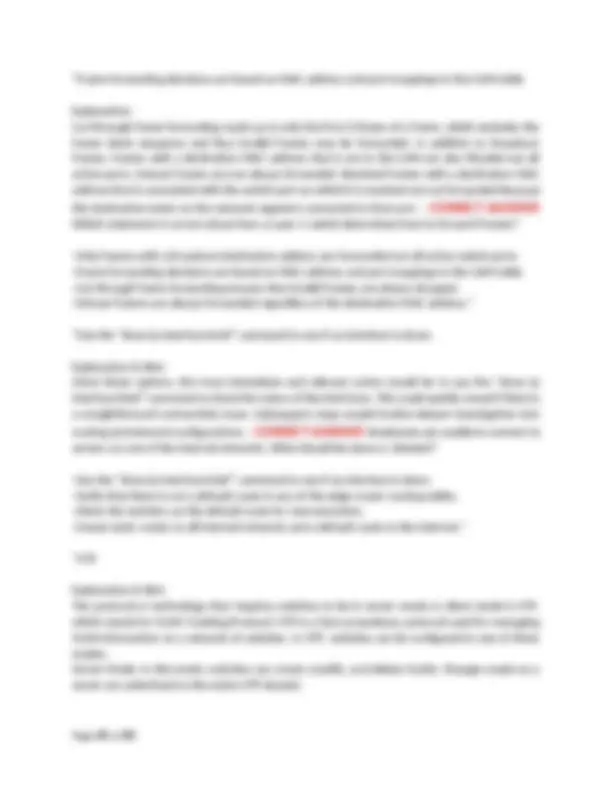 Cisco Netacad Srwe Final Exam Questions and Answers | Exams Information Technology | Docsity