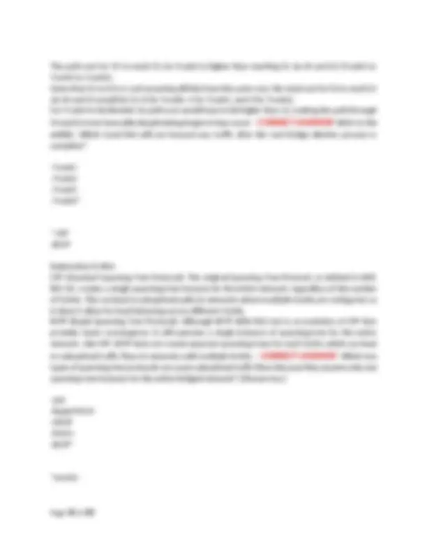 Cisco Netacad Srwe Final Exam Questions and Answers | Exams Information Technology | Docsity