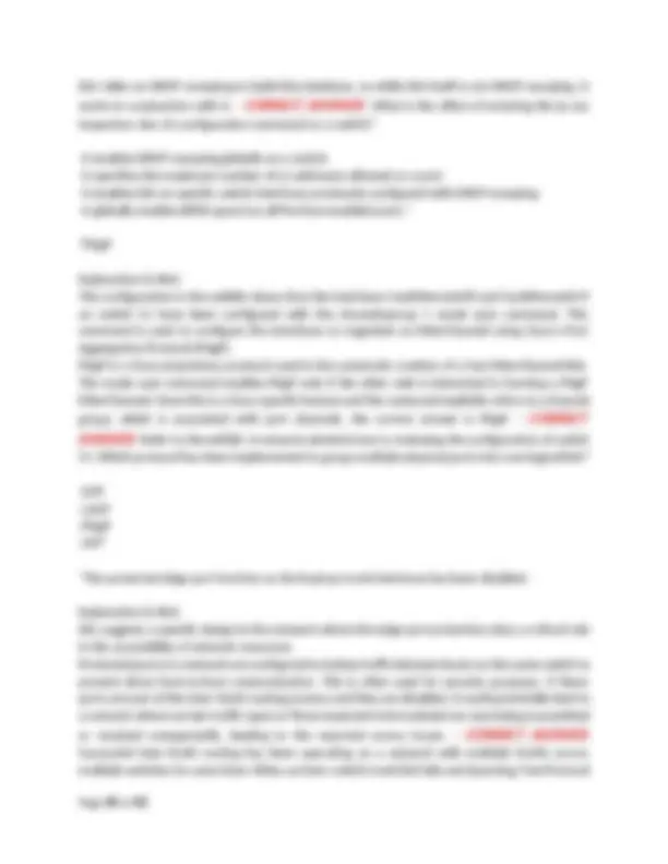 Cisco Netacad Srwe Final Exam Questions and Answers | Exams Information Technology | Docsity