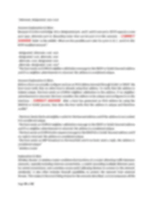 Cisco Netacad Srwe Final Exam Questions and Answers | Exams Information Technology | Docsity