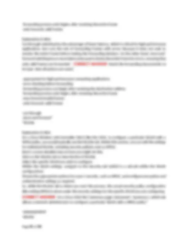 Cisco Netacad Srwe Final Exam Questions and Answers | Exams Information Technology | Docsity