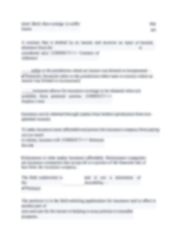 ALABAMA LIFE & HEALTH INSURANCE EXAM 2025-2026. QUESTIONS WITH CORRECT ...